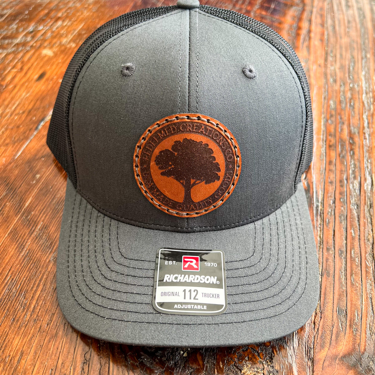 RCC Leather Patch Hat – Redeemed Creations Co